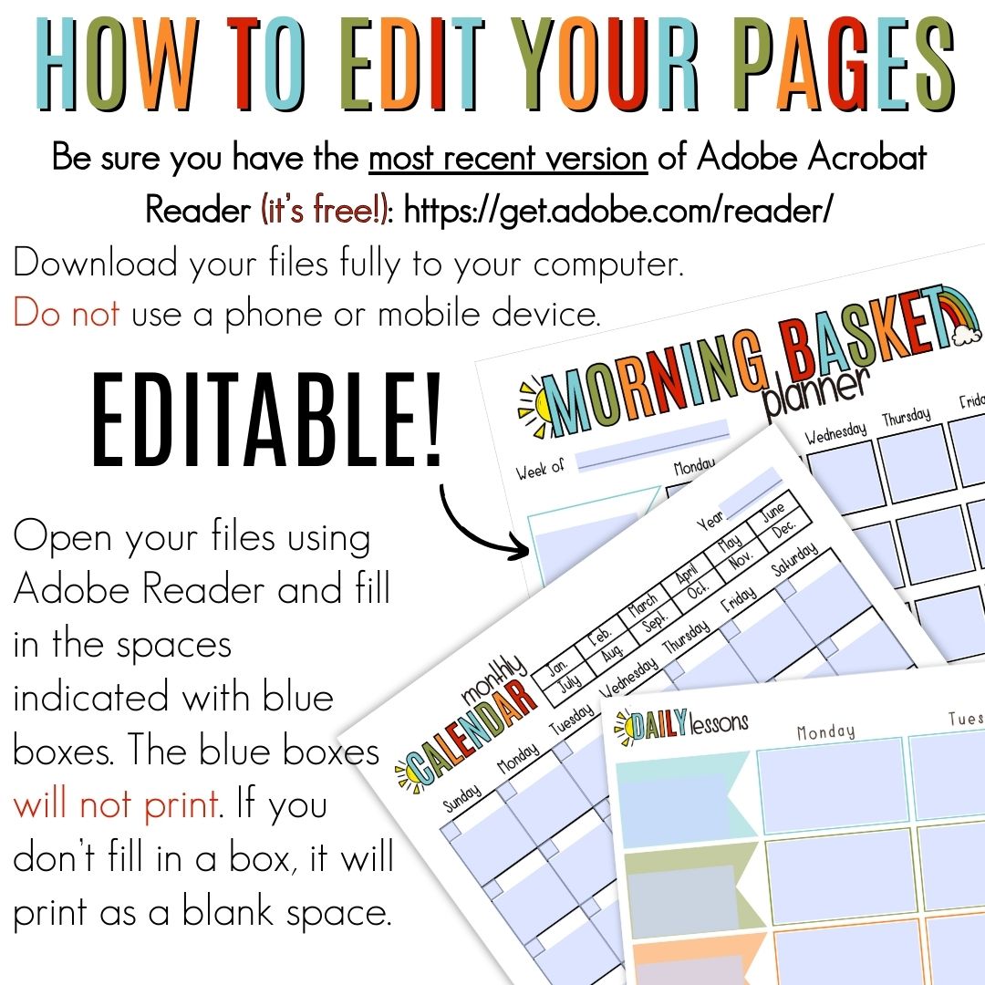 EDITABLE Lesson Planner + Calendar – Arrows And Applesauce