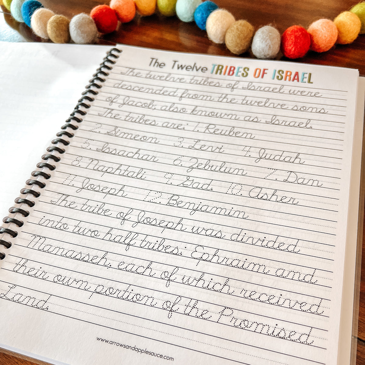 Cursive Bible Verses Volume 2 | Printable Workbook – Arrows And Applesauce