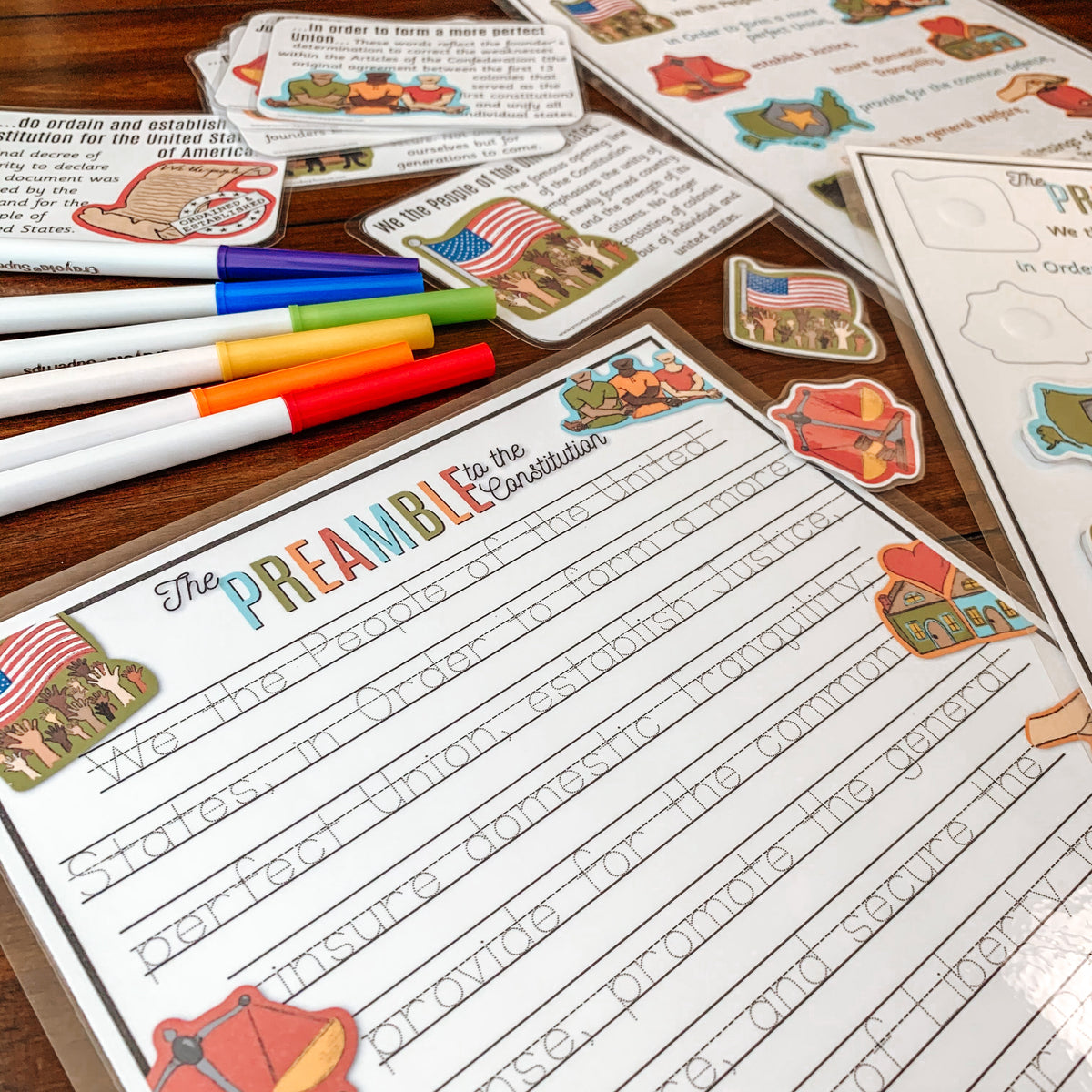 Preamble To The Constitution Printable Activity Pack – Arrows And ...