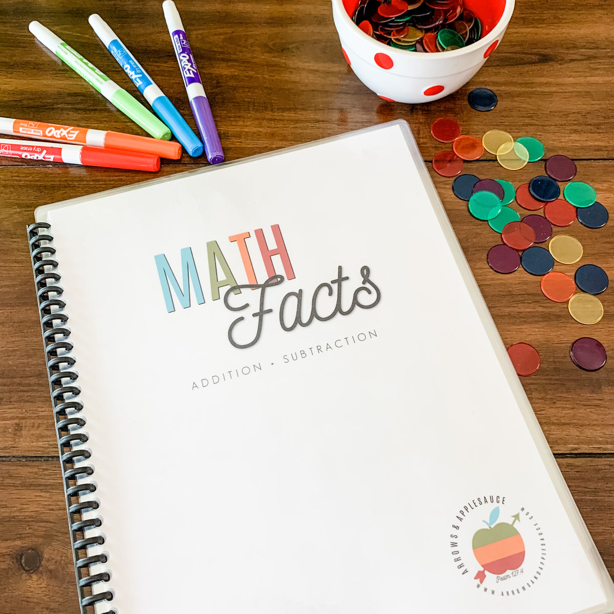 Addition + Subtraction Math Facts Printable Workbook – Arrows And ...