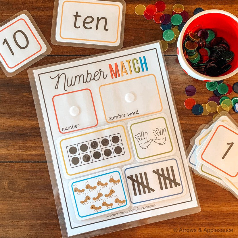 Numbers 1-10 Sorting & Counting Activity – Arrows And Applesauce