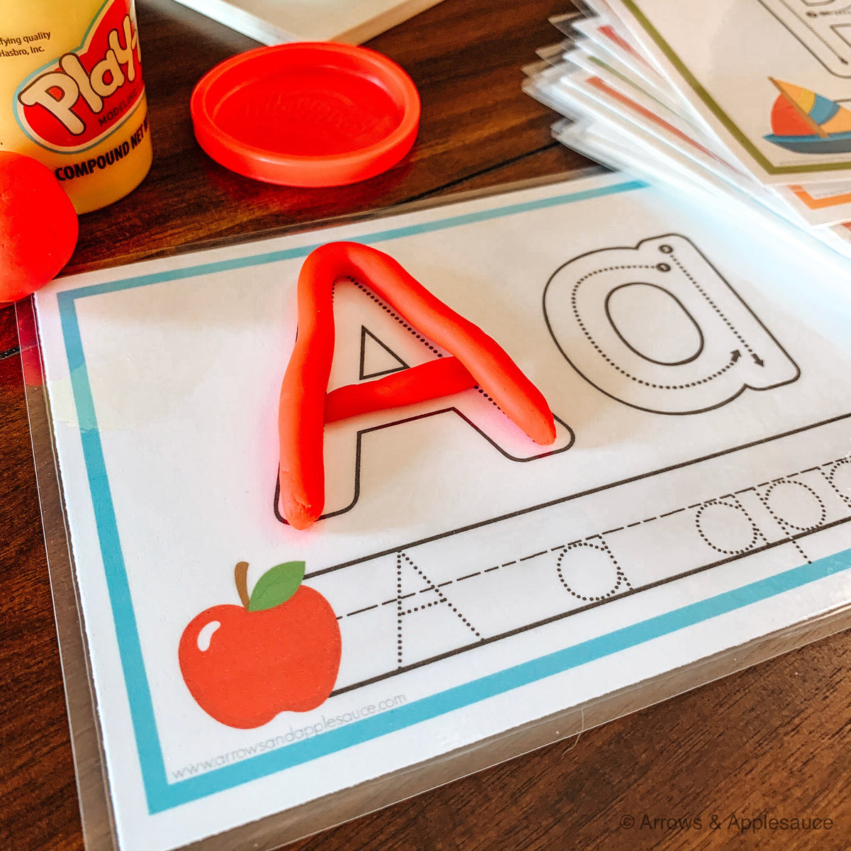 Oversized Printable Alphabet Flashcards – Arrows And Applesauce