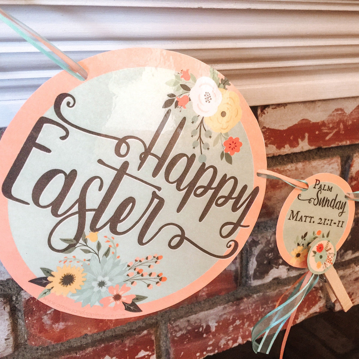 Easter Holy Week Countdown Printable Banner – Arrows And Applesauce