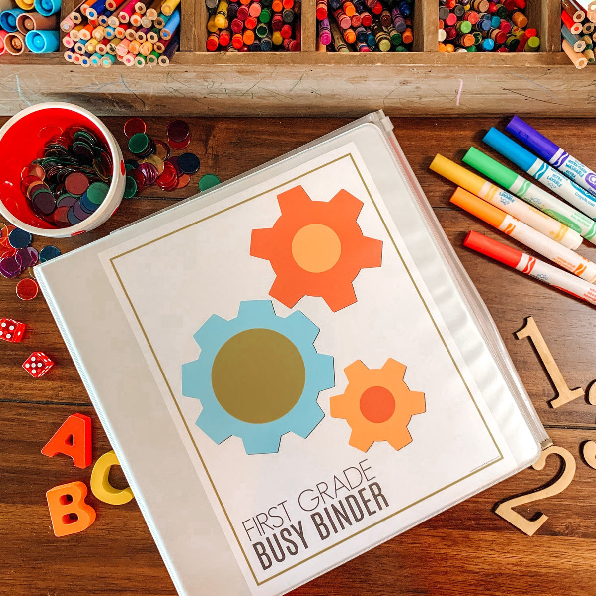 First Grade Printable Busy Binder Starter Kit – Arrows And Applesauce