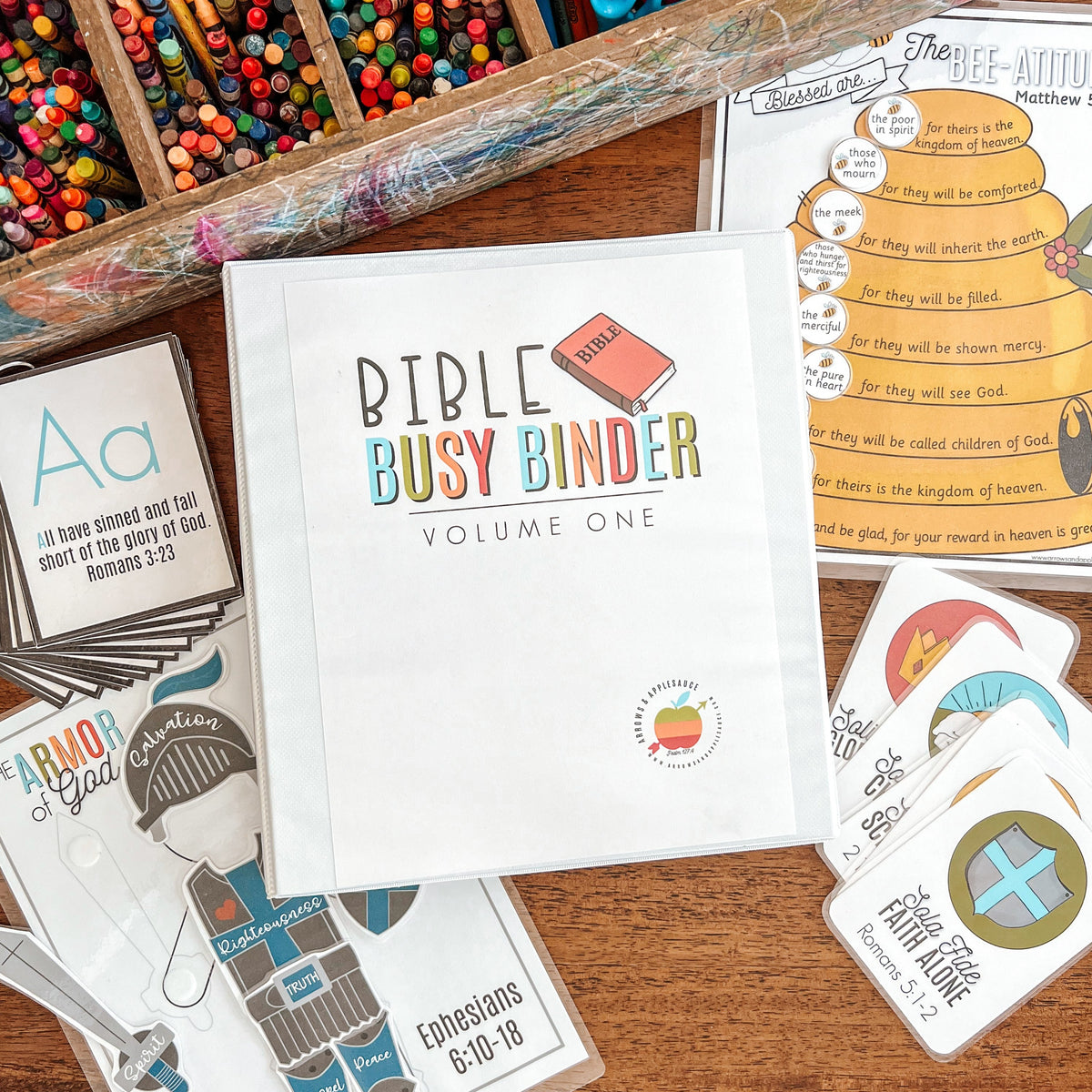 Bible Busy Binder Printable Starter Kit Vol. 1 – Arrows And Applesauce
