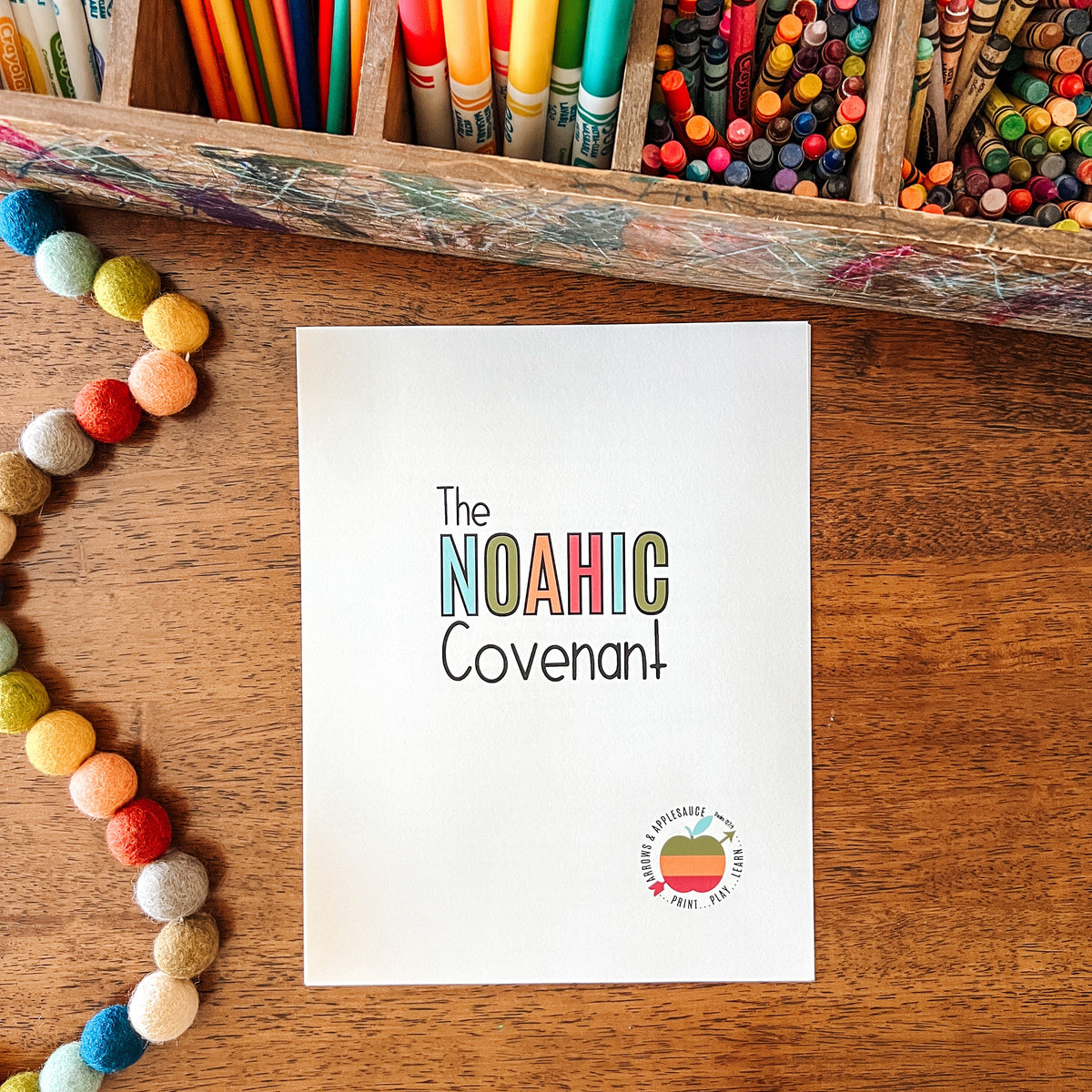 The Noahic Covenant Activity + Study Set – Arrows And Applesauce