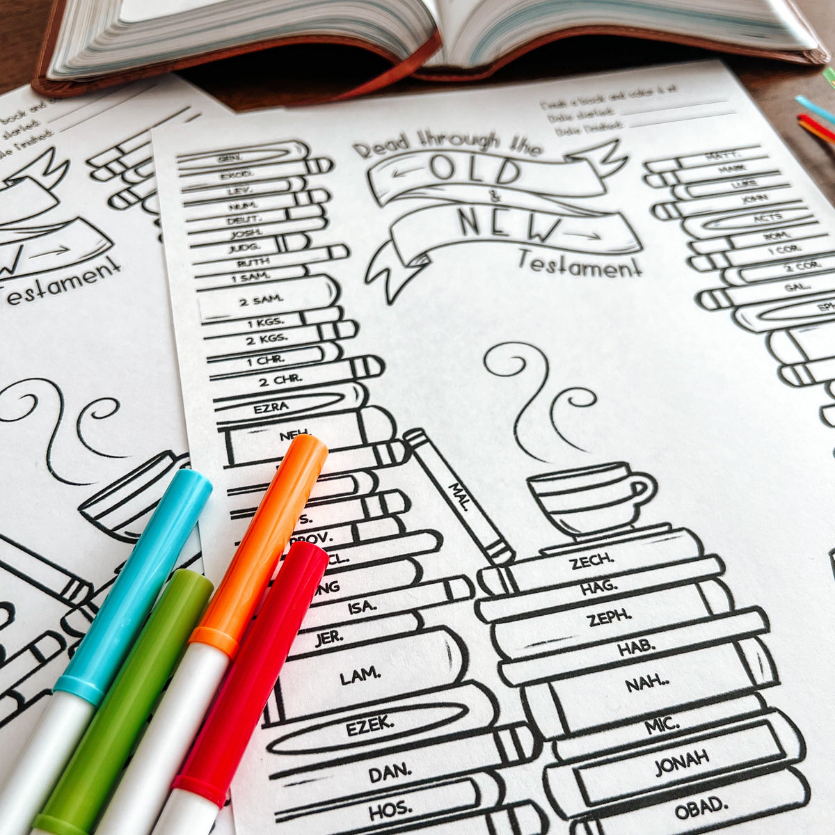 Read Through The Bible Coloring Set – Arrows And Applesauce