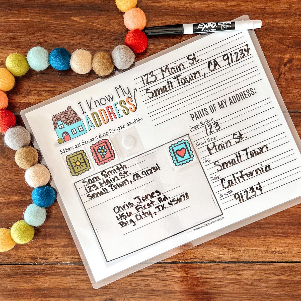 Printable Address Practice – Arrows And Applesauce