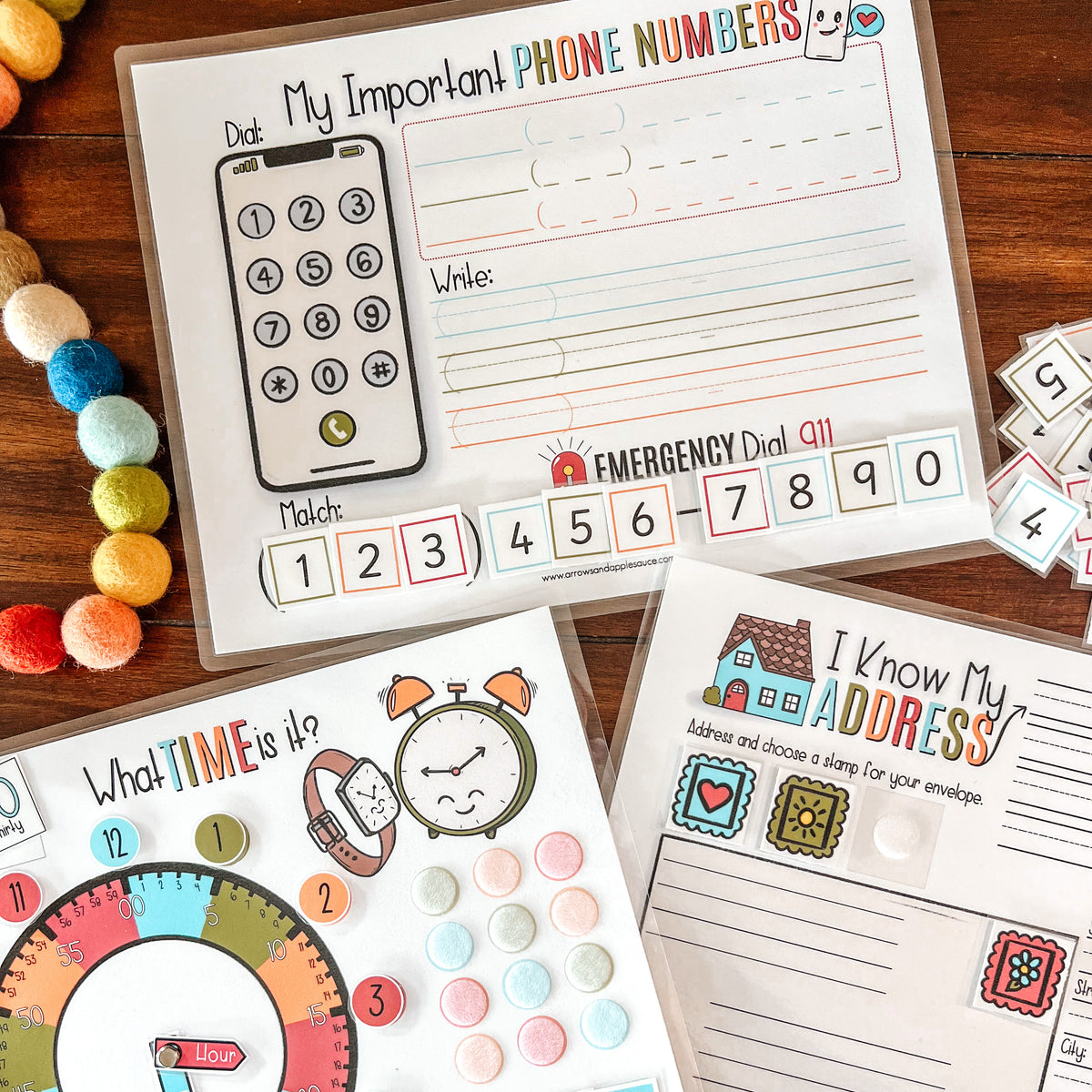 Life Skills For Kids Printable Set – Arrows And Applesauce