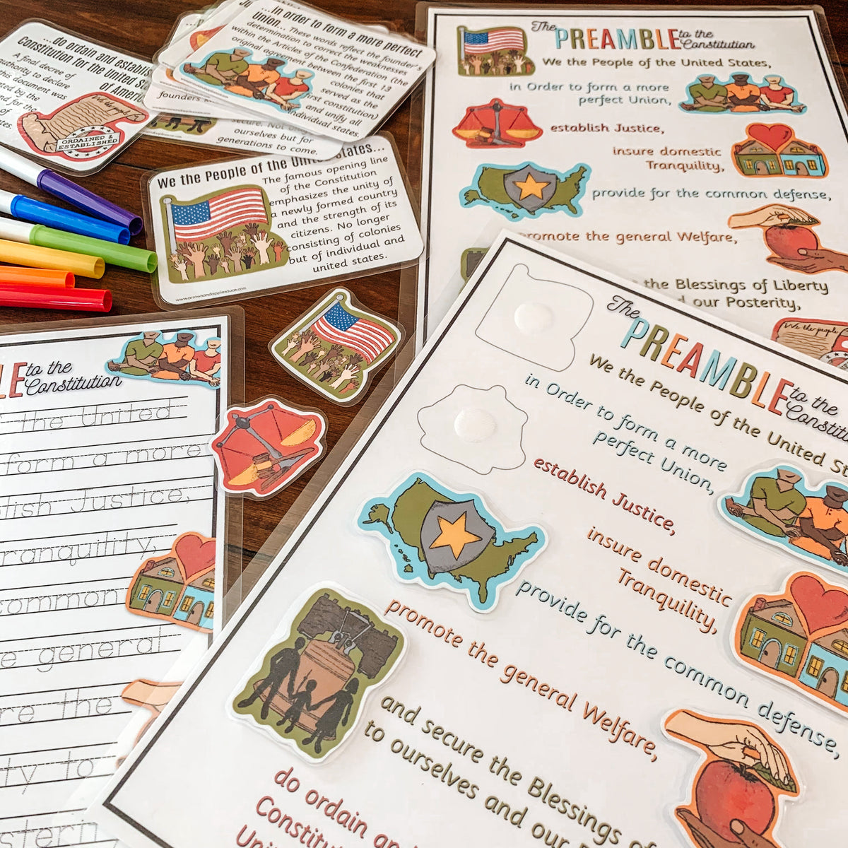 Preamble To The Constitution Printable Activity Pack – Arrows And ...