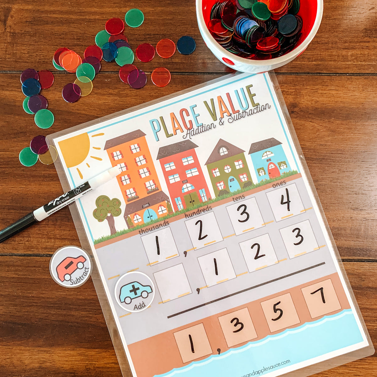 Place Value Village Activity Page – Arrows And Applesauce