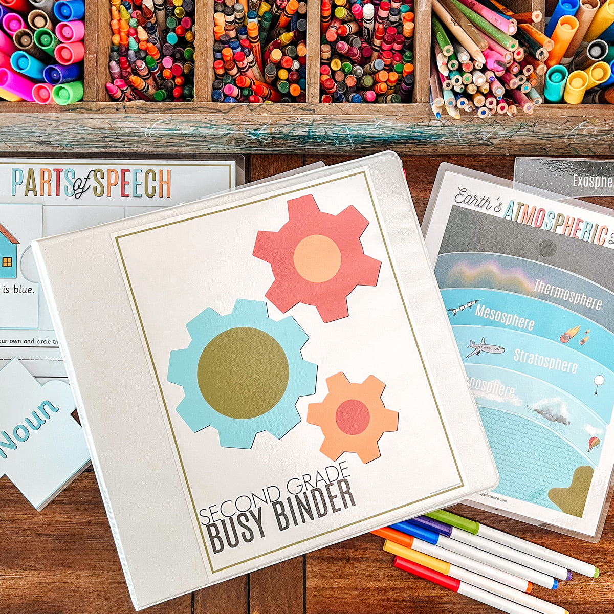 Second Grade Printable Busy Binder Starter Kit – Arrows And Applesauce