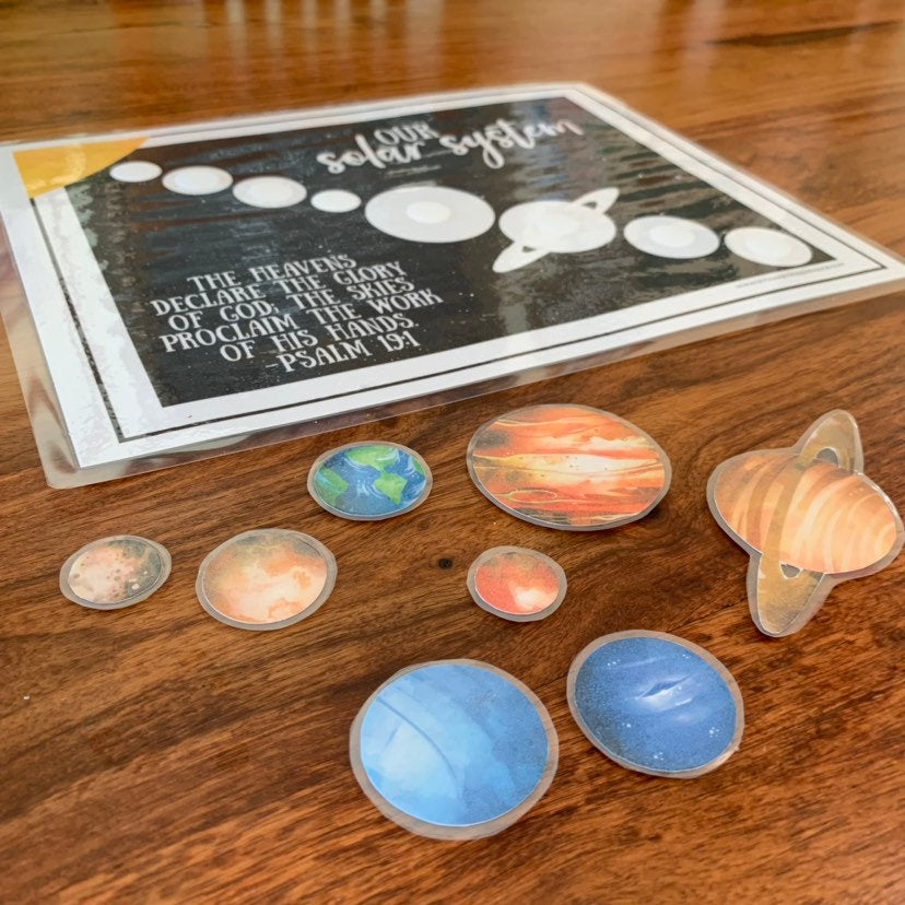 Solar System Printable Memory Game – Arrows And Applesauce