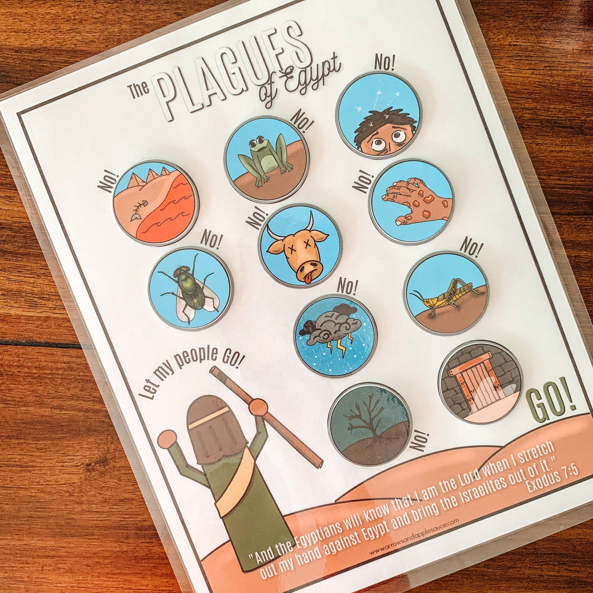 Plagues Of Egypt Printable Bible Activity – Arrows And Applesauce